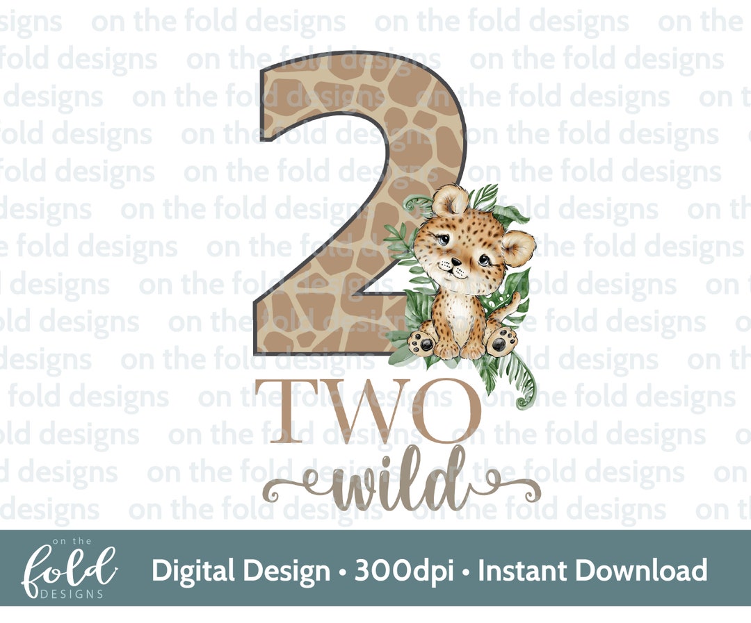 1st Birthday Number One Clipart, Safari Animal, Png, Transparent ...