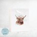 Highland Cow Floral Garland Headpiece Clipart Instant Download File ...