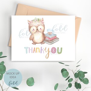 Teacher Owl, Clipart, Thank You Png, 1st Day at School Sublimation ...