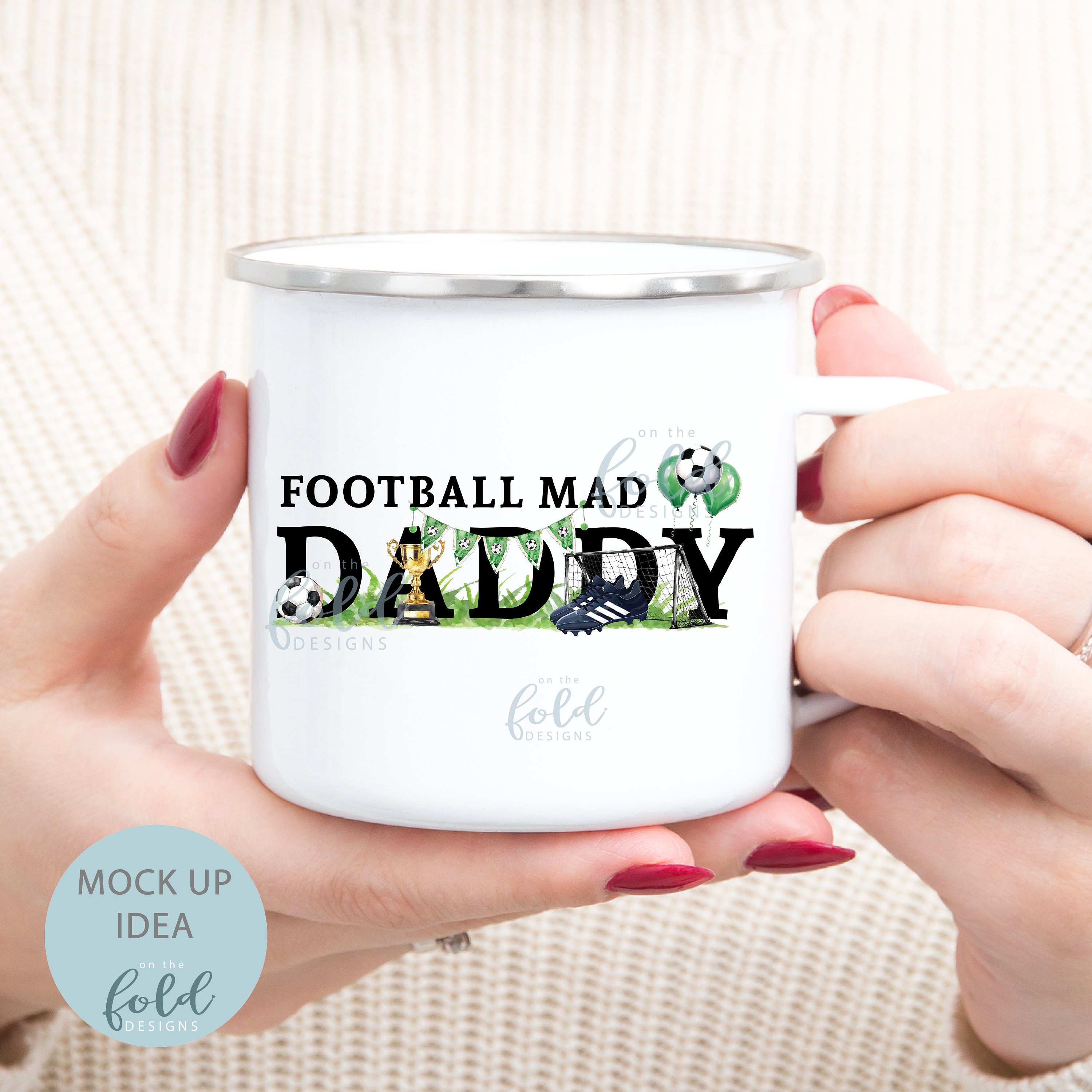Football Mad Daddy Clipart Soccer Boy Birthday Tshirt Baby Vest Card ...