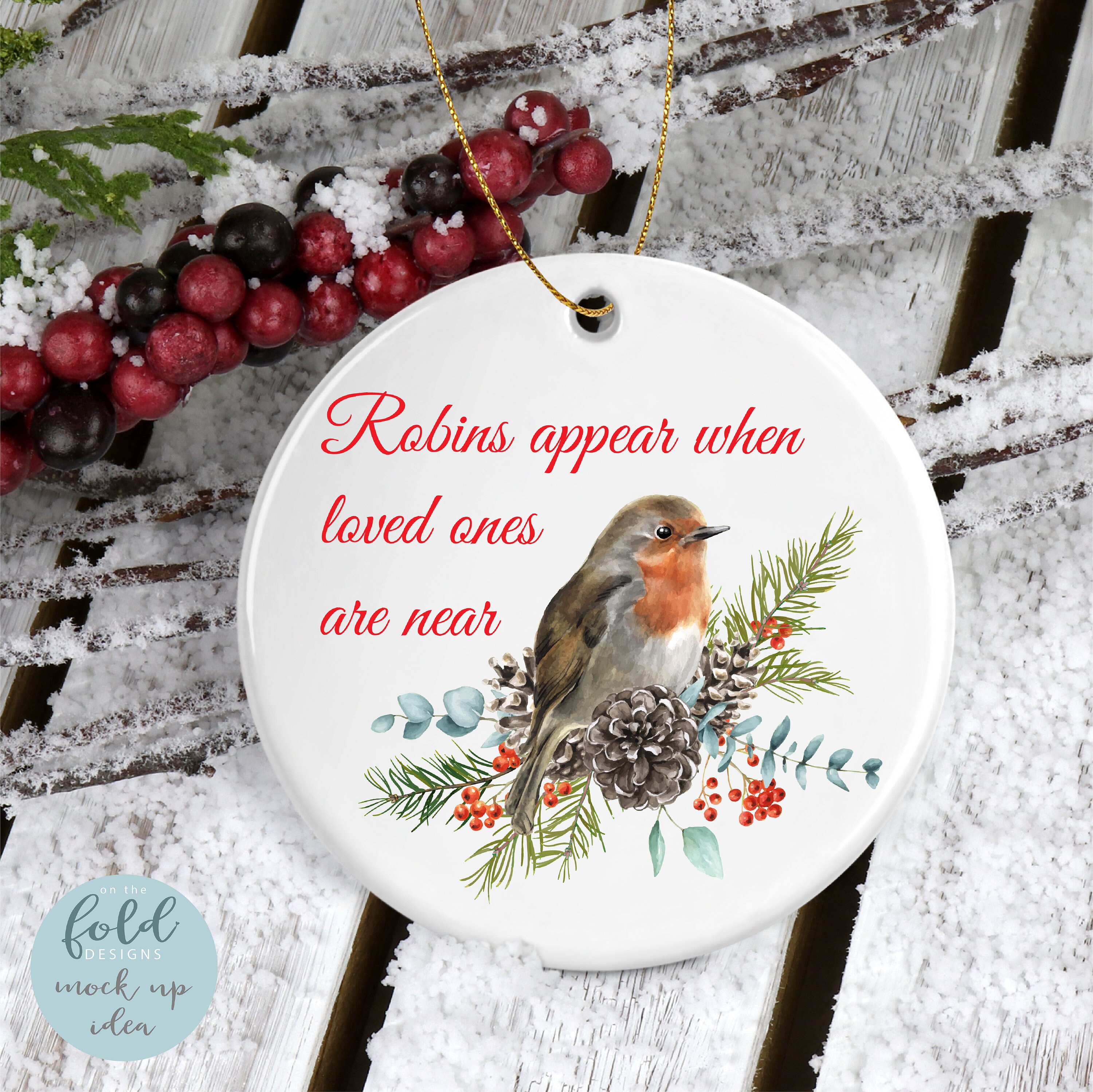 Robins Appear When Loved Ones Are Near PNG Instant Digital Clipart ...