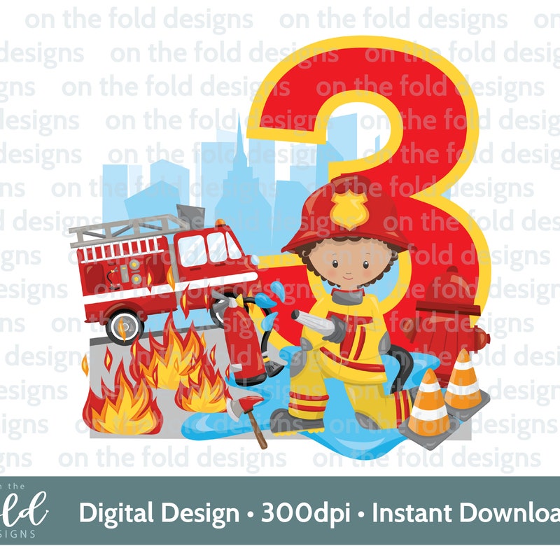 Fireman Sam Clipart - Etsy UK