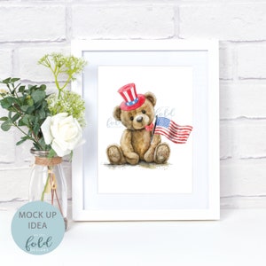 Independence Day, 4th July, Labor Day, Cute Teddy, America, USA ...