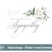 With Deepest Sympathy Clipart, Sincere Condolences, Png Clipart, Design ...