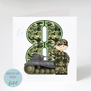 Army Number Set Birthday Clipart, Soldier Sublimation PNG Digital ...