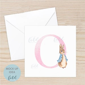 Peter Rabbit Pink Alphabet Full Set , Individual Letters, Transparent ...