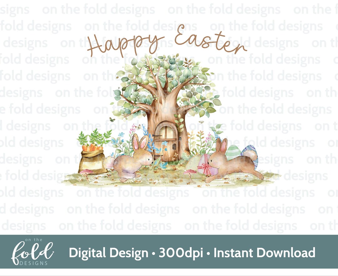 Bunny Clipart Handdrawn Rabbit Spring Garden Watercolour PNG Sketch ...