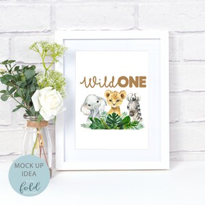 Wild One Safari Animal Print Png Transparent Clipart With Instant ...