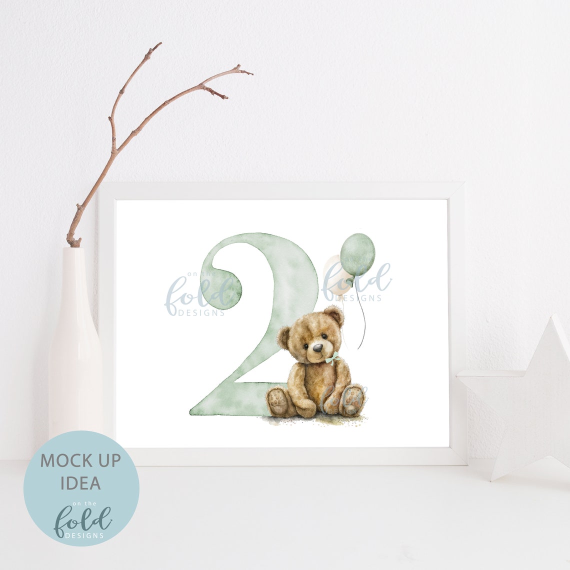 Teddy Bear, Number 2, Balloons, 2nd Birthday, Clipart, Green Balloons ...