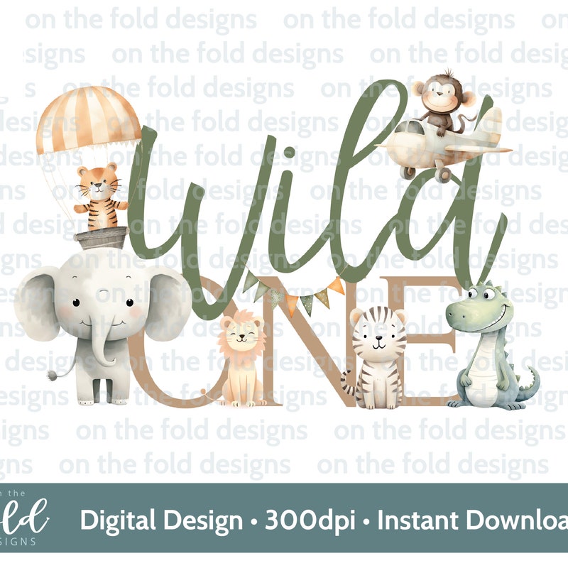 Wild One Printables - Etsy