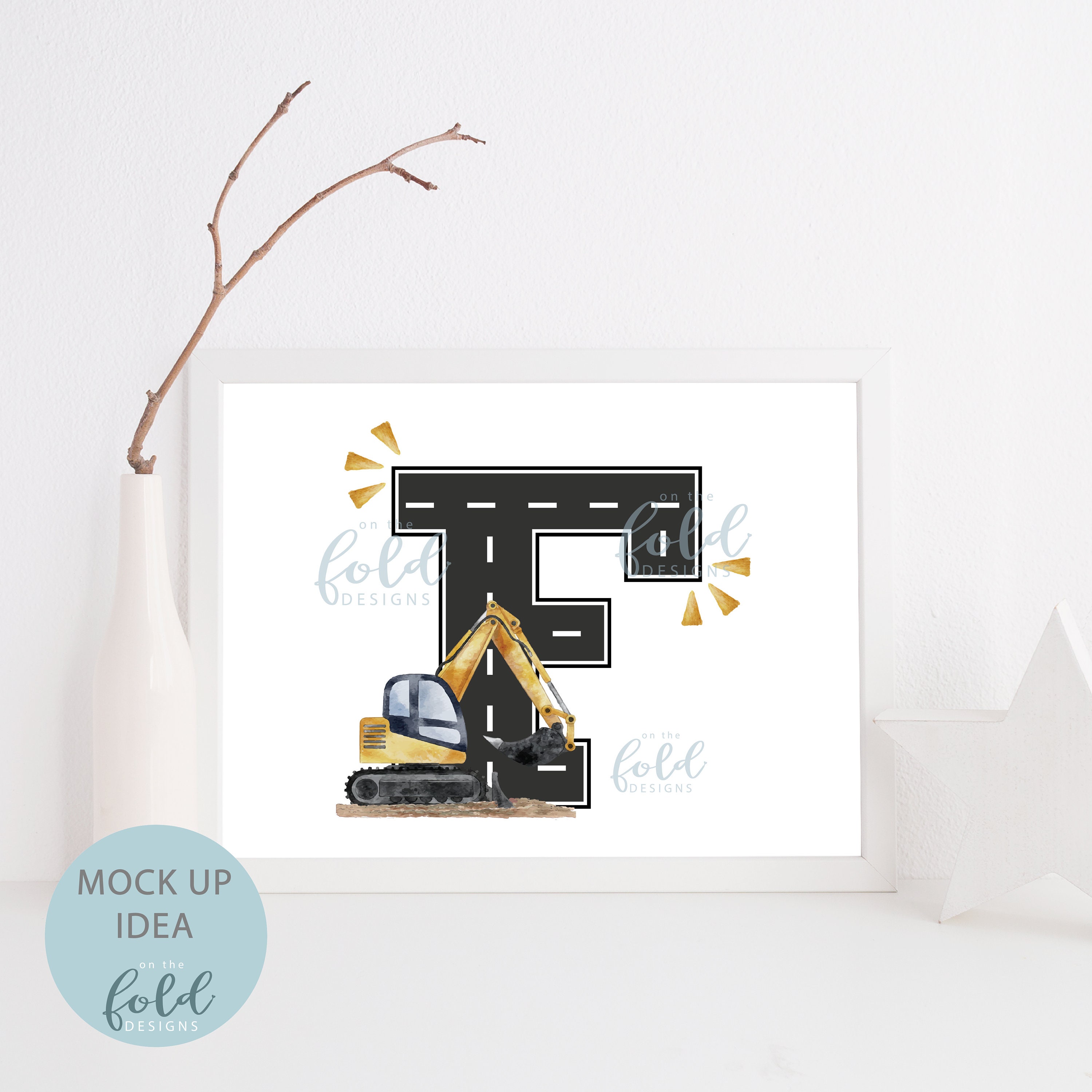 Construction Alphabet Letter F Clipart Digger Tractor Crane PNG Clipart ...