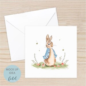 Peter Rabbit Mushroom Garden Scene Watercolour PNG Instant - Etsy