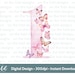 1st Birthday Butterfly Clipart, Number One Image, Png Instant Download ...