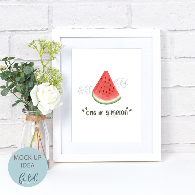 One in a Melon, Clipart, One in Million Fruit Image, Summer Loving ...