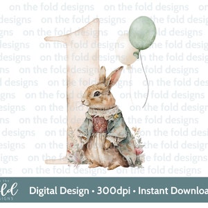 Bunny Rabbit, 1st Birthday, Png Clipart, Transparent Background ...