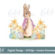 Peter Rabbit Christmas Clipart for Sublimation Printing PNG - Etsy