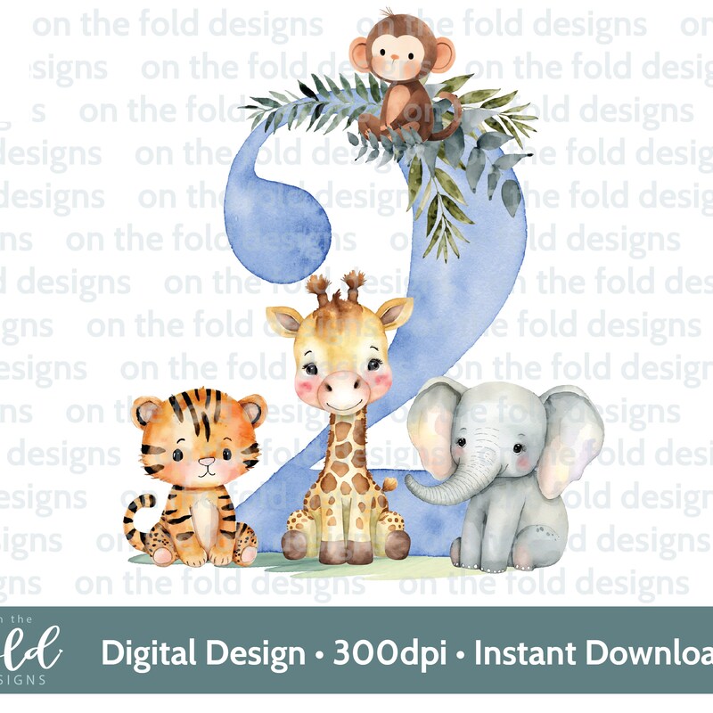 Number Two Clipart - Etsy