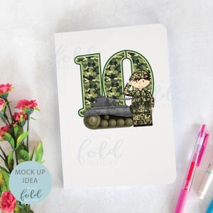 Army Number Set Birthday Clipart, Soldier Sublimation PNG Digital ...