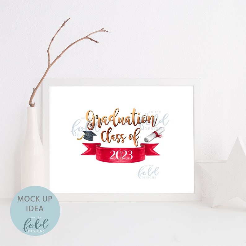 Graduation Cap and Gown Degree Class Of Sublimation - Etsy