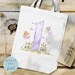 Fairy 1st Birthday Clipart Magical Purple Number One, Watercolor ...