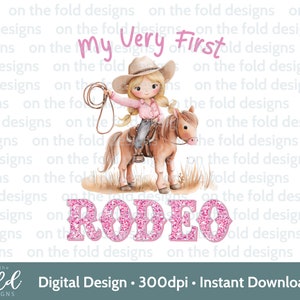 Rodeo 1st Birthday Cowgirl Clipart Number One PNG Country Western Wild ...