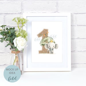 Elefant Nummer Eins PNG Safari Tier Clipart Sofortiger Download 1 - Etsy.de