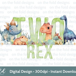 Dinosaur Number Two, 2nd Birthday, Dino PNG, Clipart Design Transparent ...