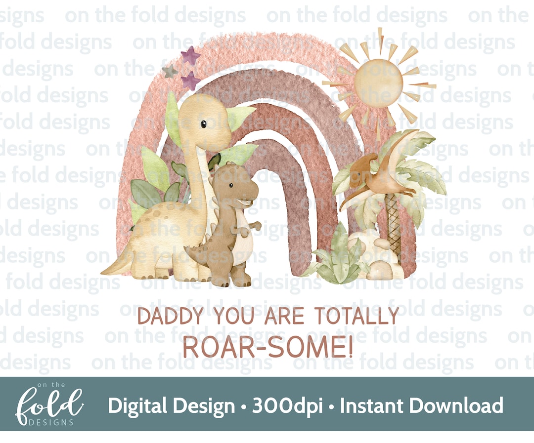 Dinosaur Happy Father's Day Dad Clipart, 1st Fathers Day, Daddyasaurus ...