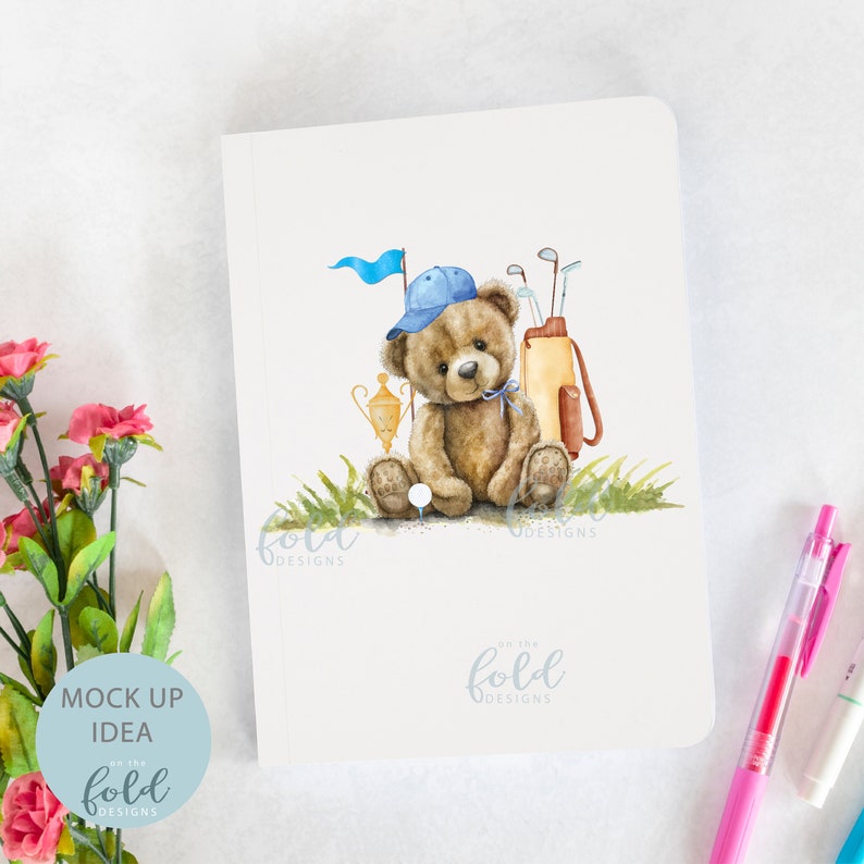 Teddy Golf Clipart, Hole in One, Golf Club, Golf Course, Sublimation ...