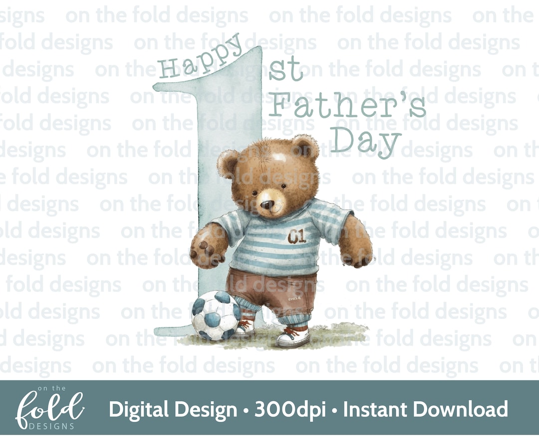 Father's Day Clipart, Daddy Football Image, Cute Daddy, 1st Fathers Day ...