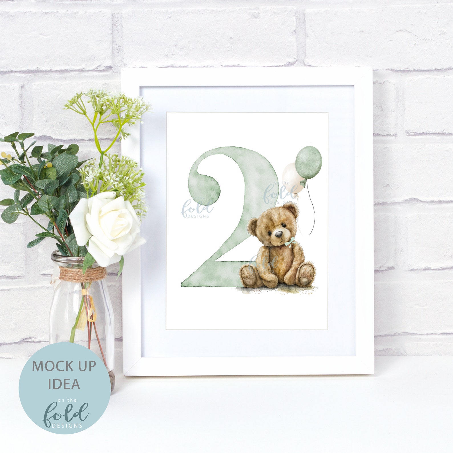 Teddy Bear, Number 2, Balloons, 2nd Birthday, Clipart, Green Balloons ...