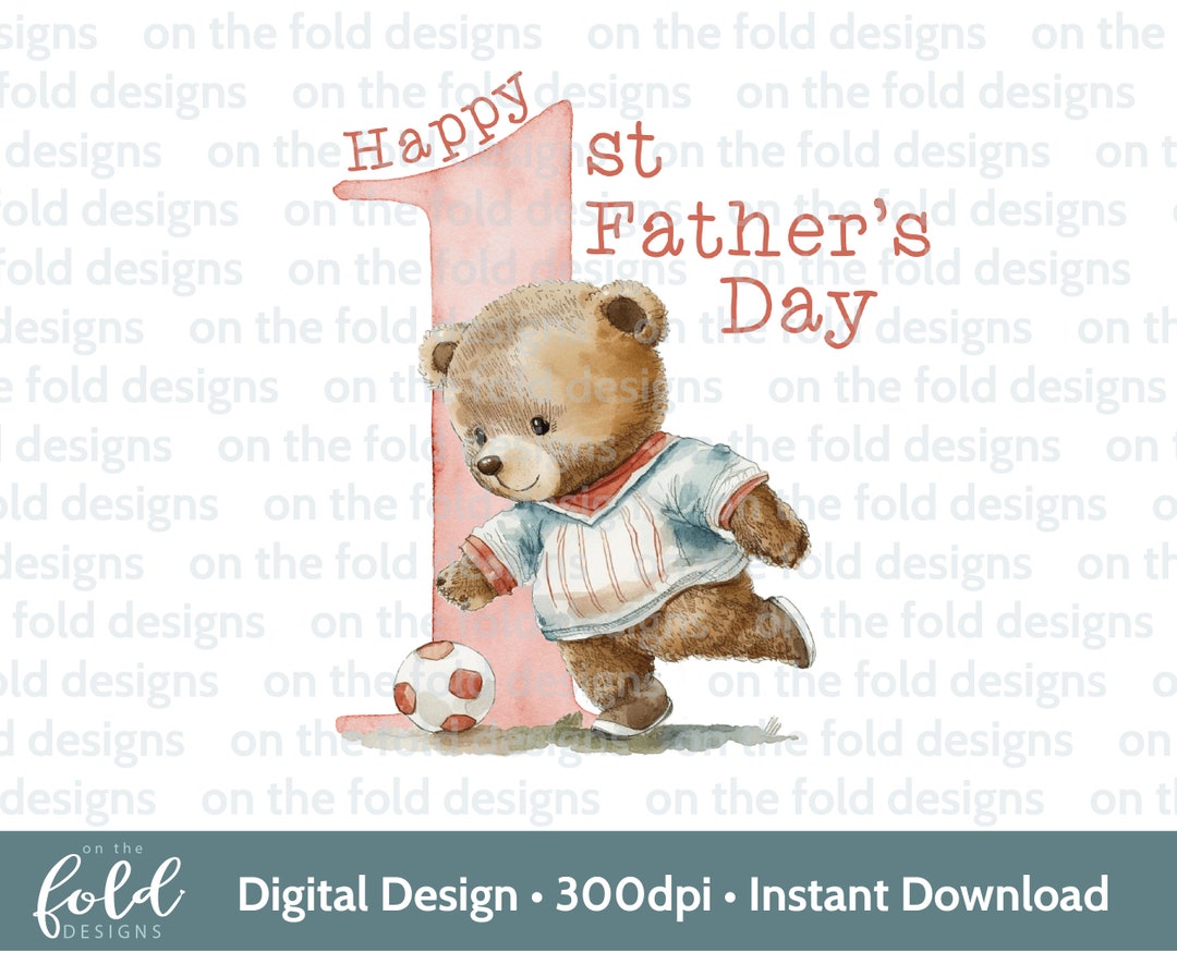 Father's Day Clipart, Daddy Football Image, Cute Daddy, 1st Fathers Day ...