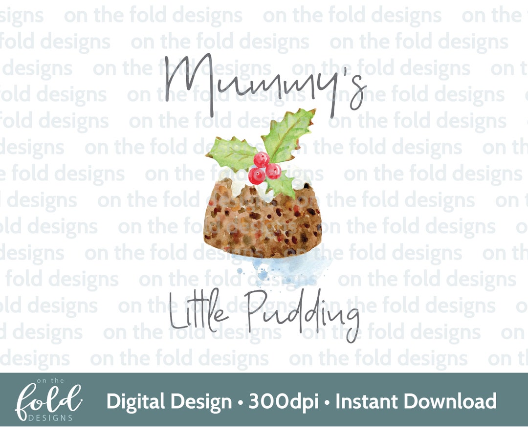 Mummy Christmas Pudding, Baby Clipart, PNG, Instant Digital Download ...
