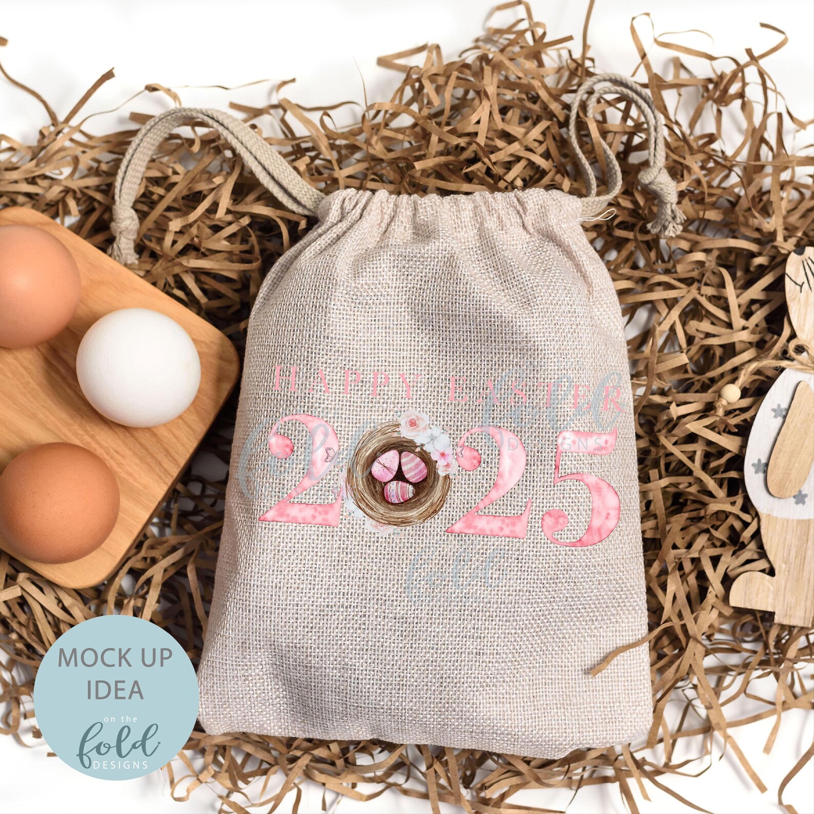 Happy Easter 2025 Clipart Pink Patel Colour PNG Instant Digital ...