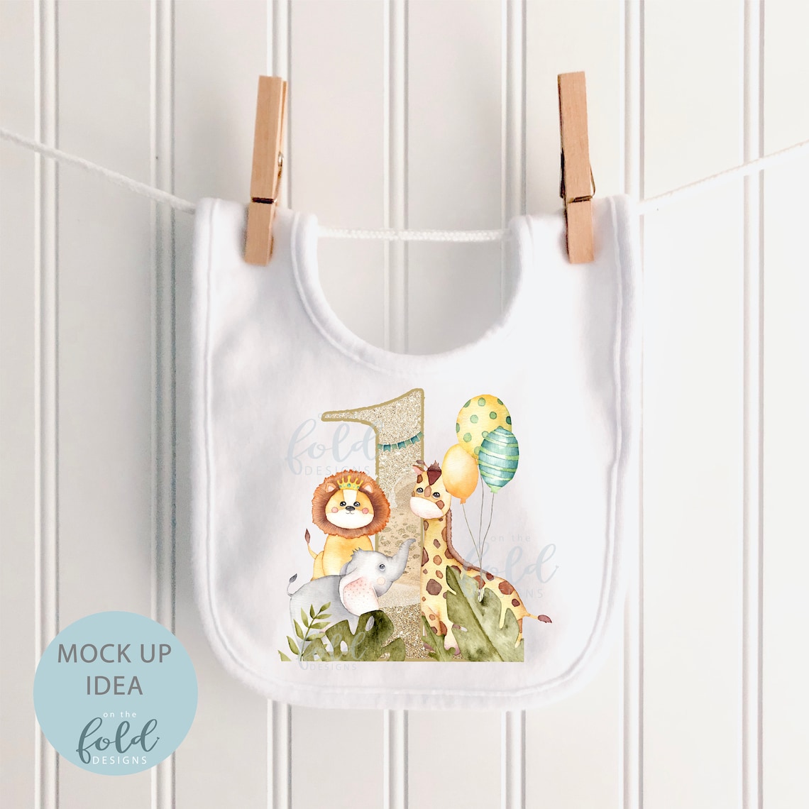 Safari 1st Birthday Number One Png With Animal Leaf and Glitter Number ...