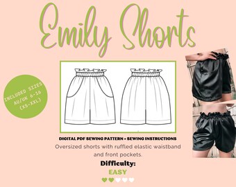Printable Shorts Pattern - Etsy