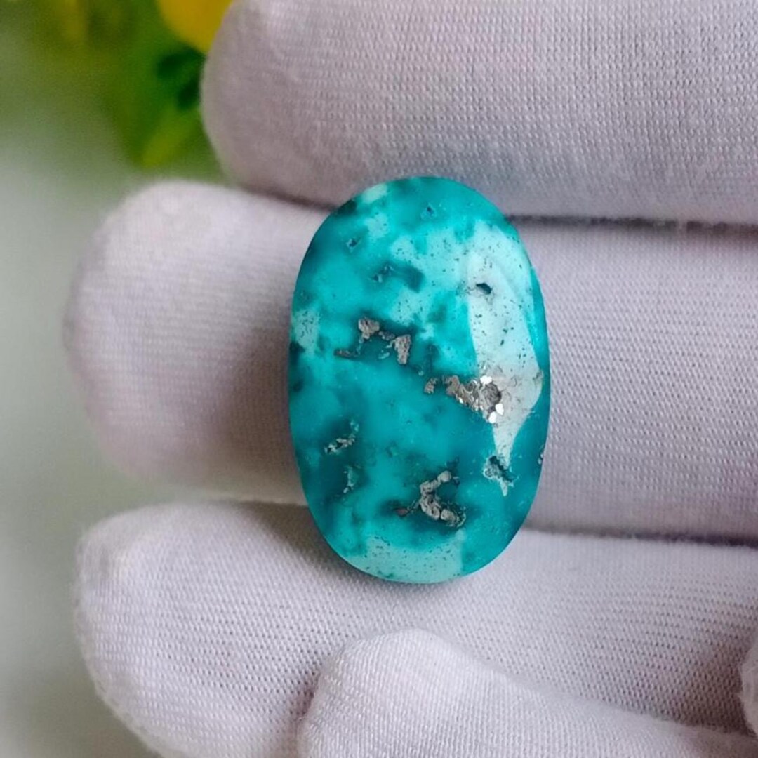 21.60 Ct Sky Blue Turquoise Cabochon: Bracelet Jewelry Stone - Etsy