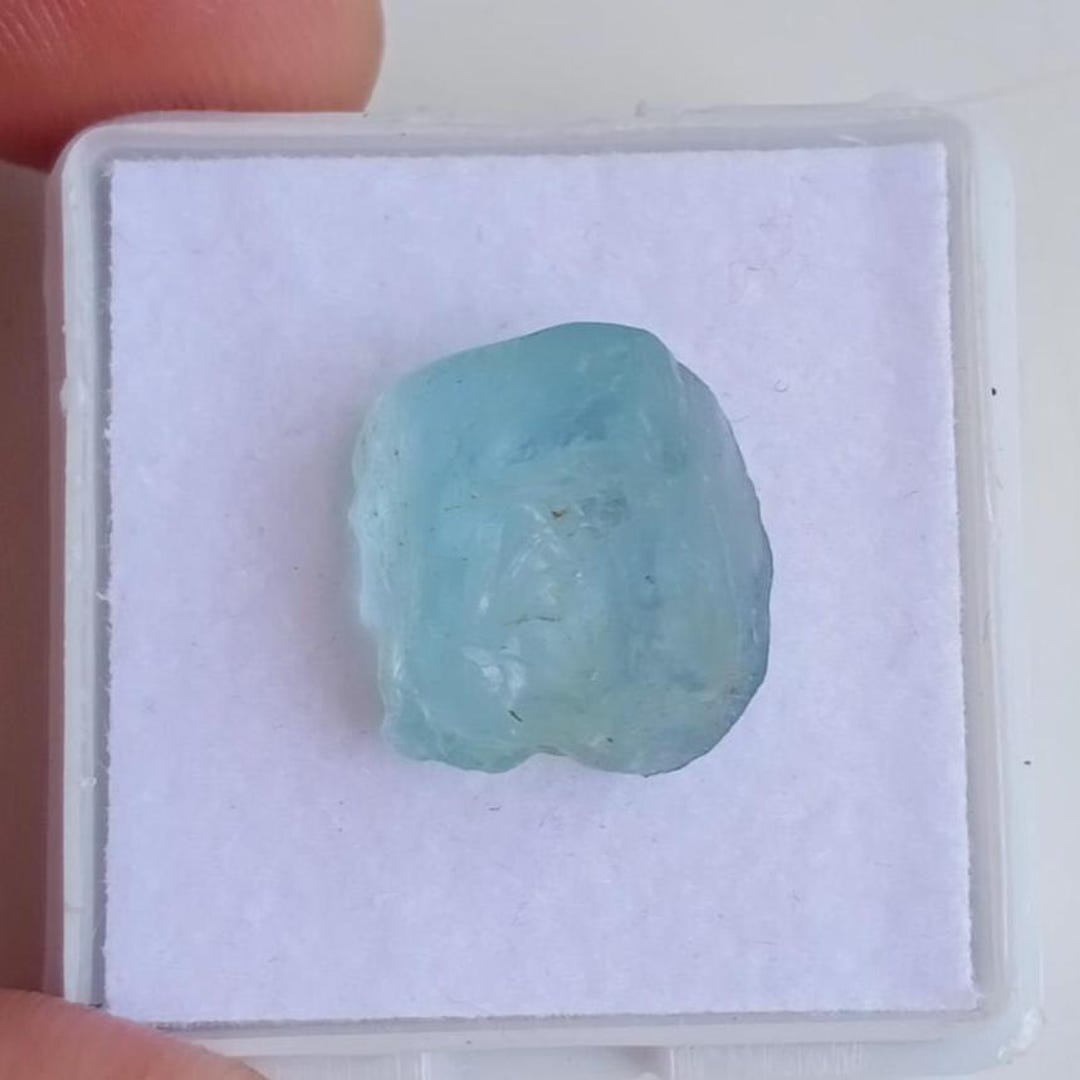 Top Flawless Light Sky Blue Color Aquamarine Rough Loose Gemstone, Good ...