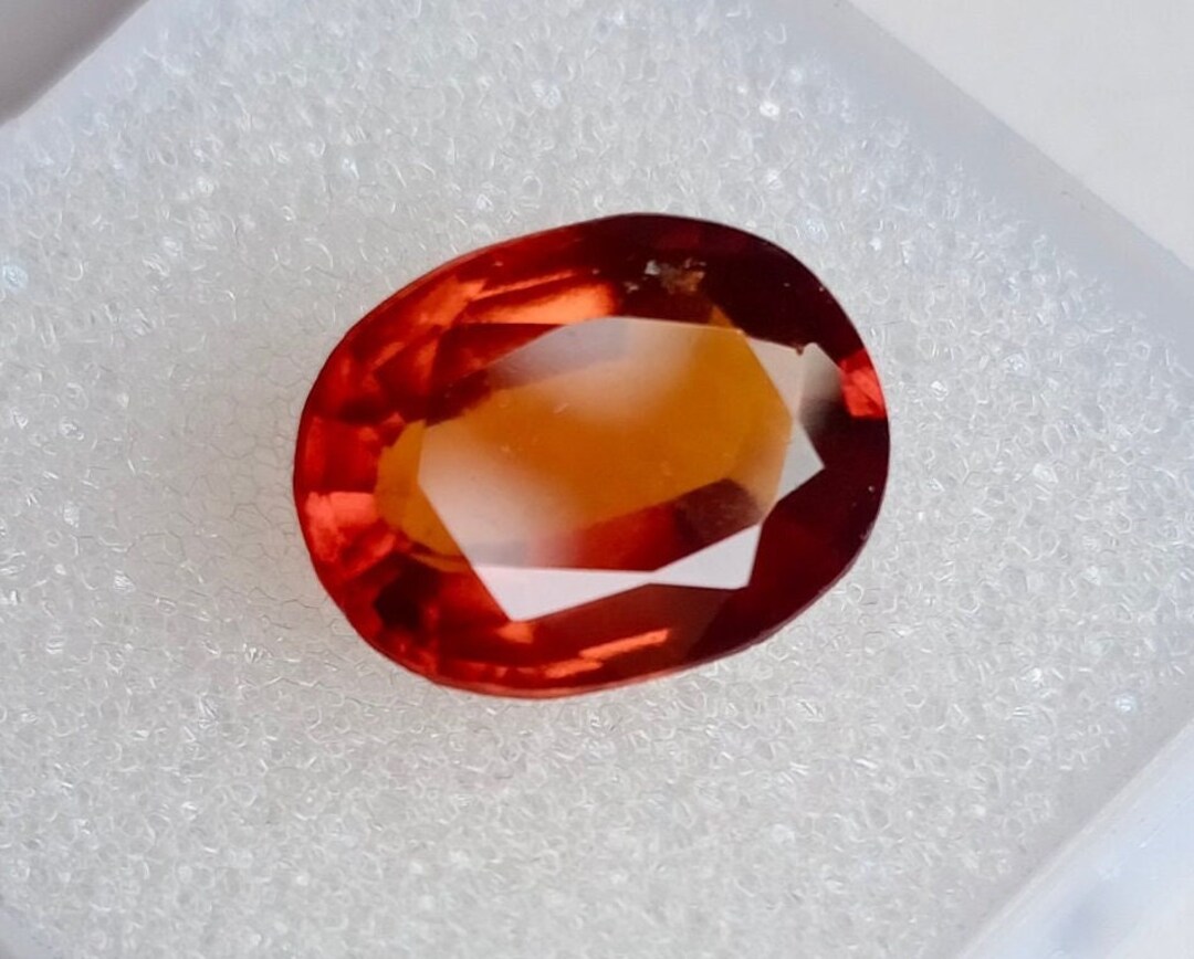 Fanta Shade Natural Hessonite Orange Garnet Gemstone,faceted Loose ...