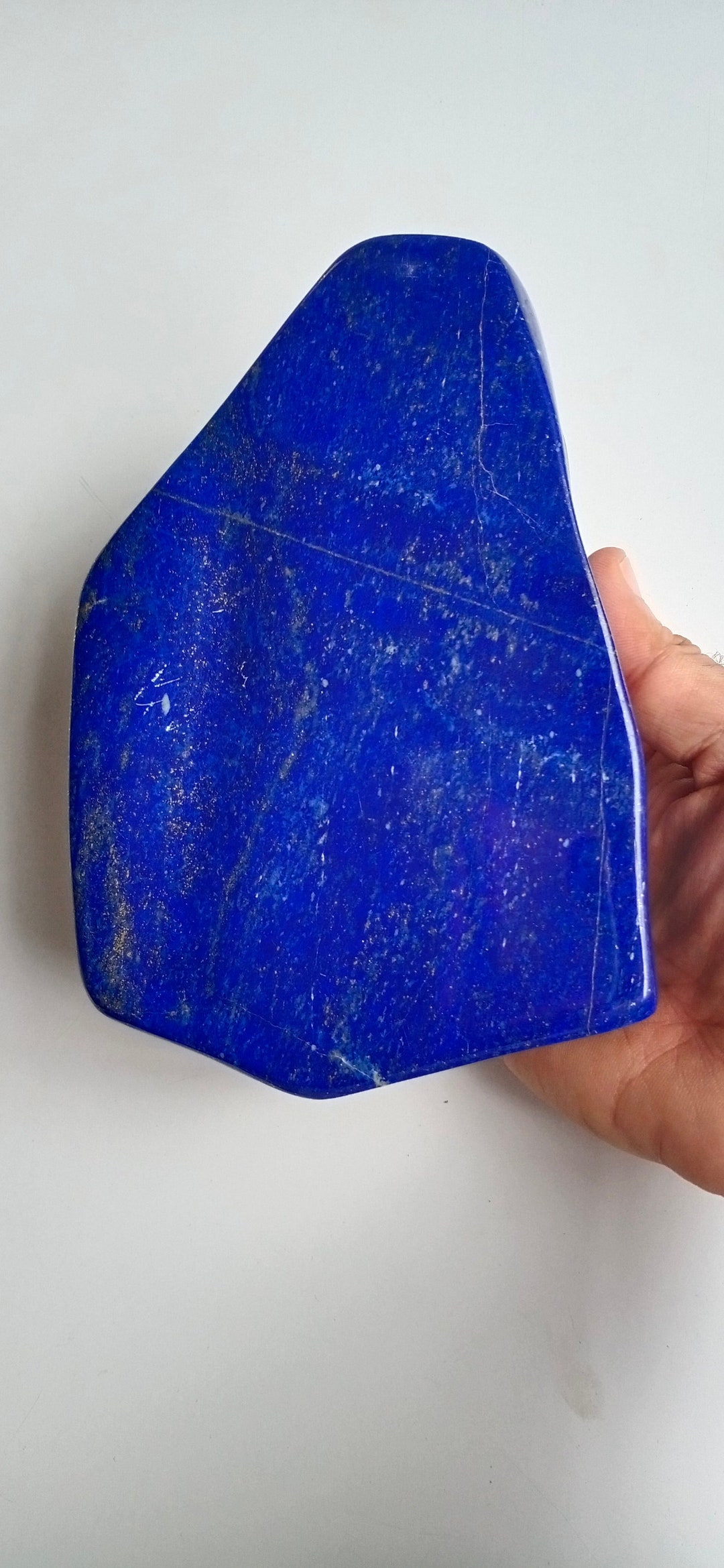 Large Blue Lapis Lazuli: Polished Healing Crystal Gemstone (1755 Gram ...