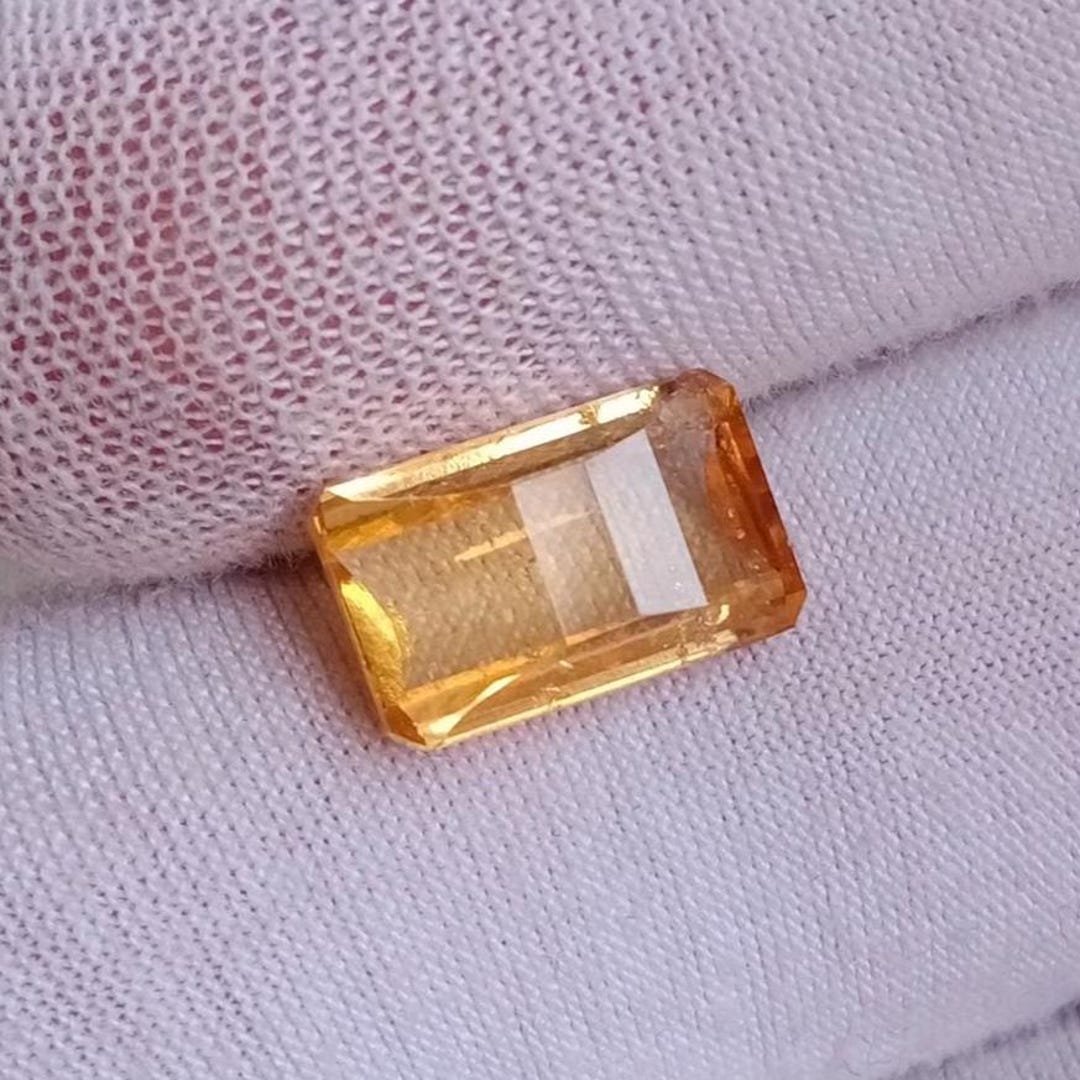 Pixel Cut Top Rare Natural Golden Yellow Hessonite Garnet Loose ...