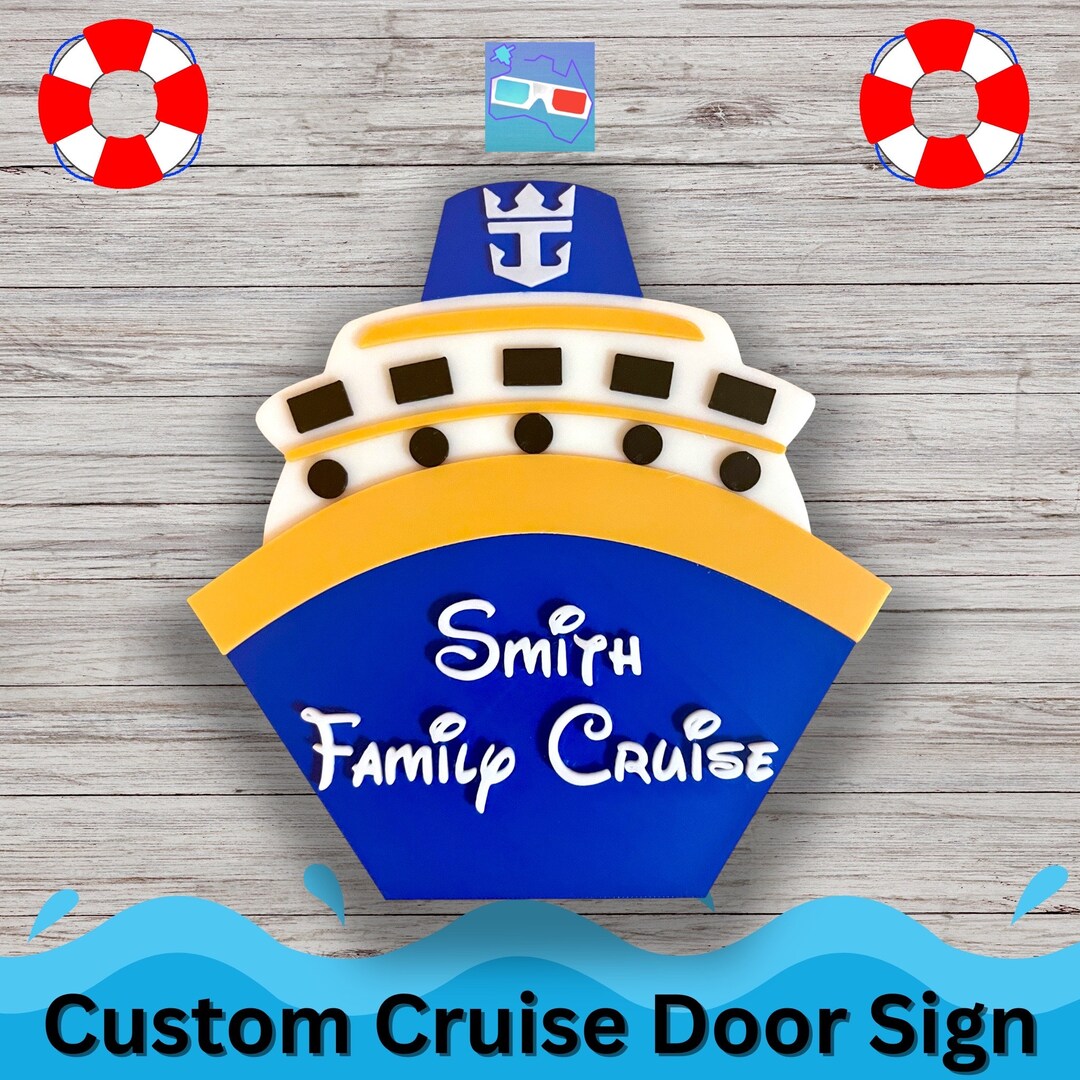 RC Cruise Magnet | Custom Ship Door Sign | 3D Printed Cruise Decor ...