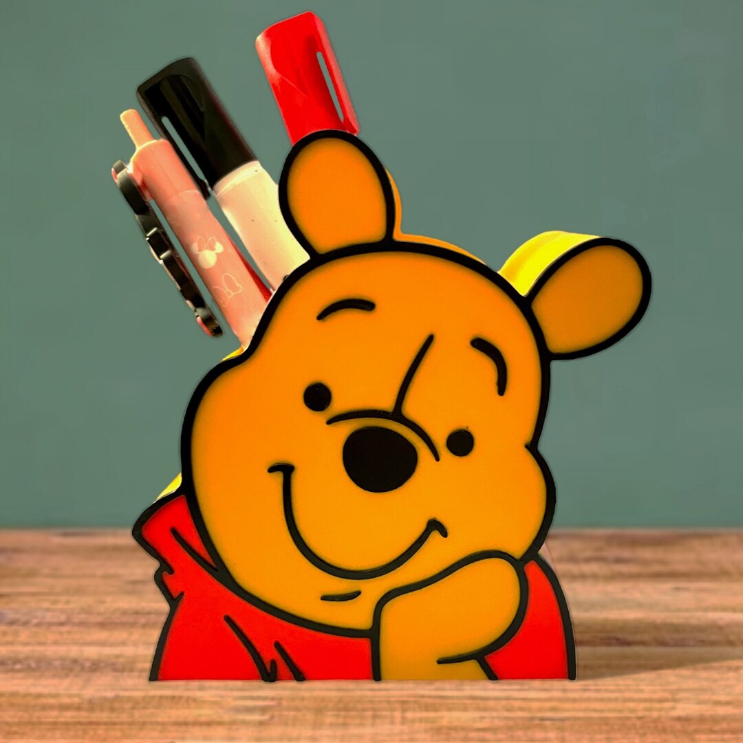 Winnie the Pooh Pen/pencil Holder 3D Printed - Etsy