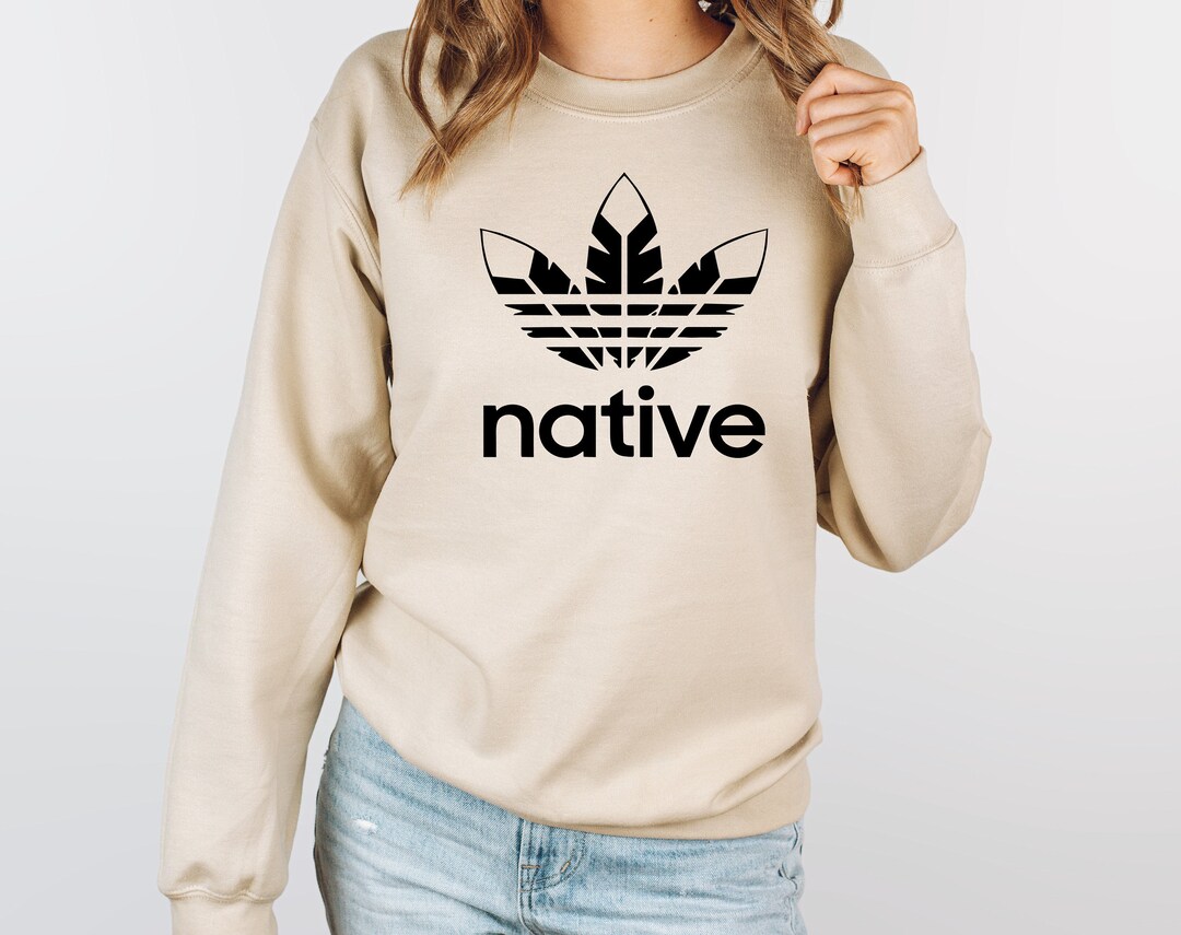 Native Sweatshirt, Native Feather Logo Sweatshirt, American Native ...