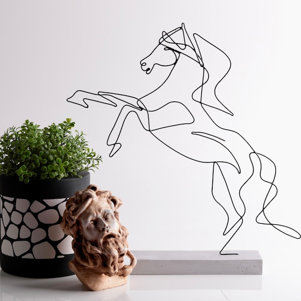 Wire Horse - Etsy
