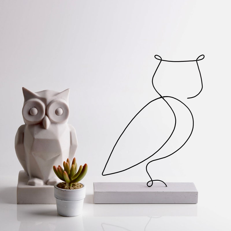 Wire Owl - Etsy