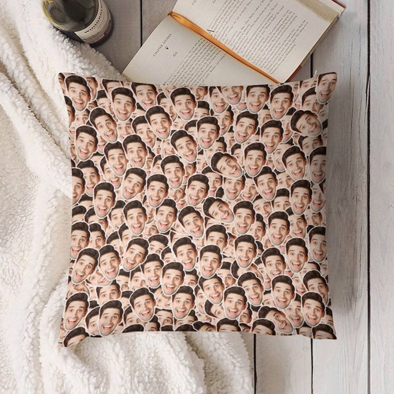 Custom Funny Face Pillow Cover Multi-face Pillowcase - Etsy
