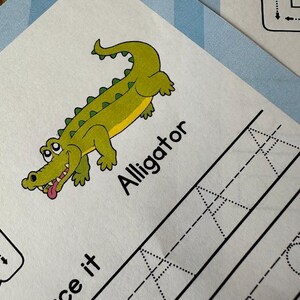 26 Alphabet Worksheets, Upper & Lowercase, Preschool, Kindergarten ...