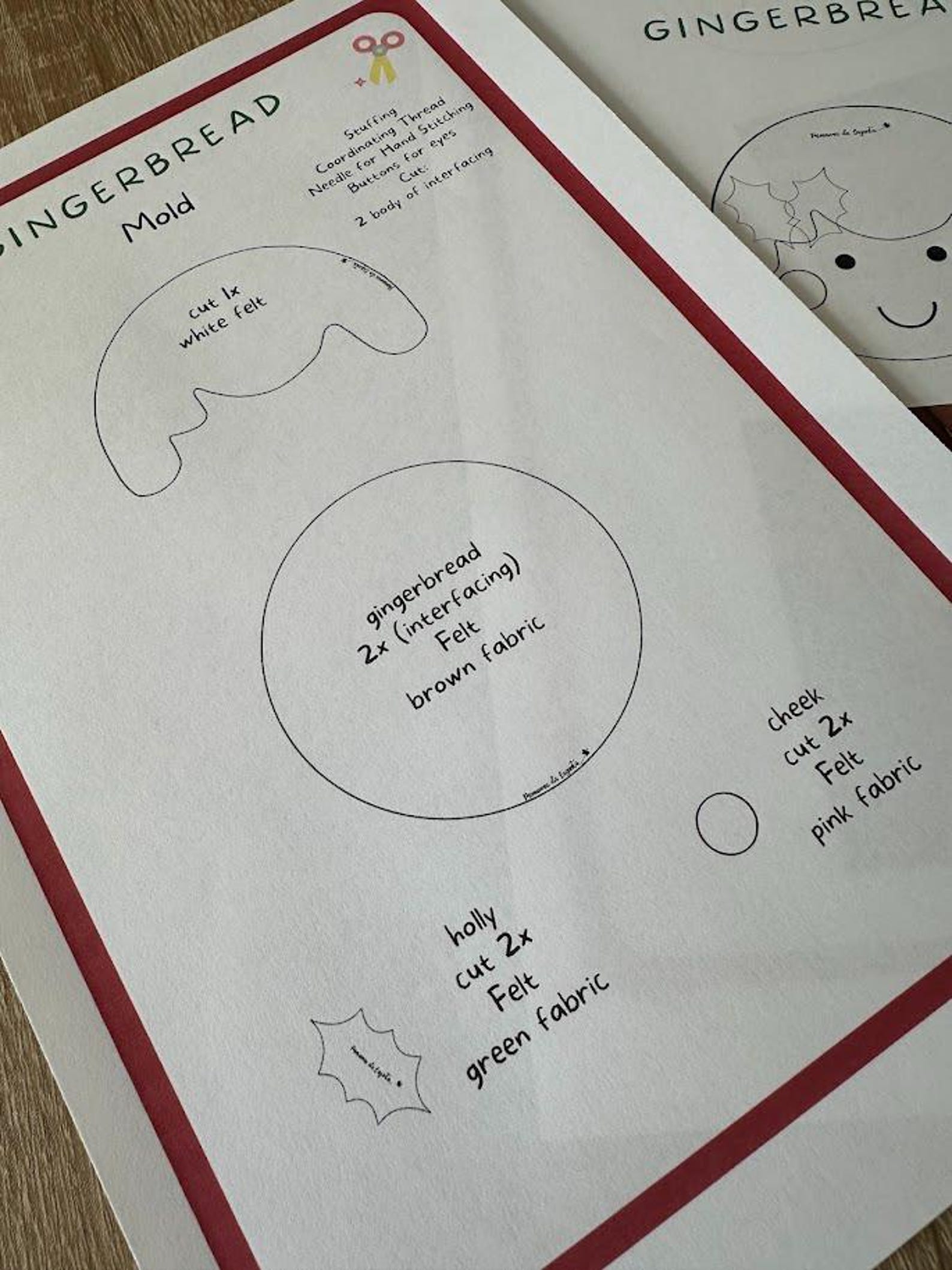 Felt Christmas Ornaments Handmade. Christmas Pdf Felt Mold, Felt ...