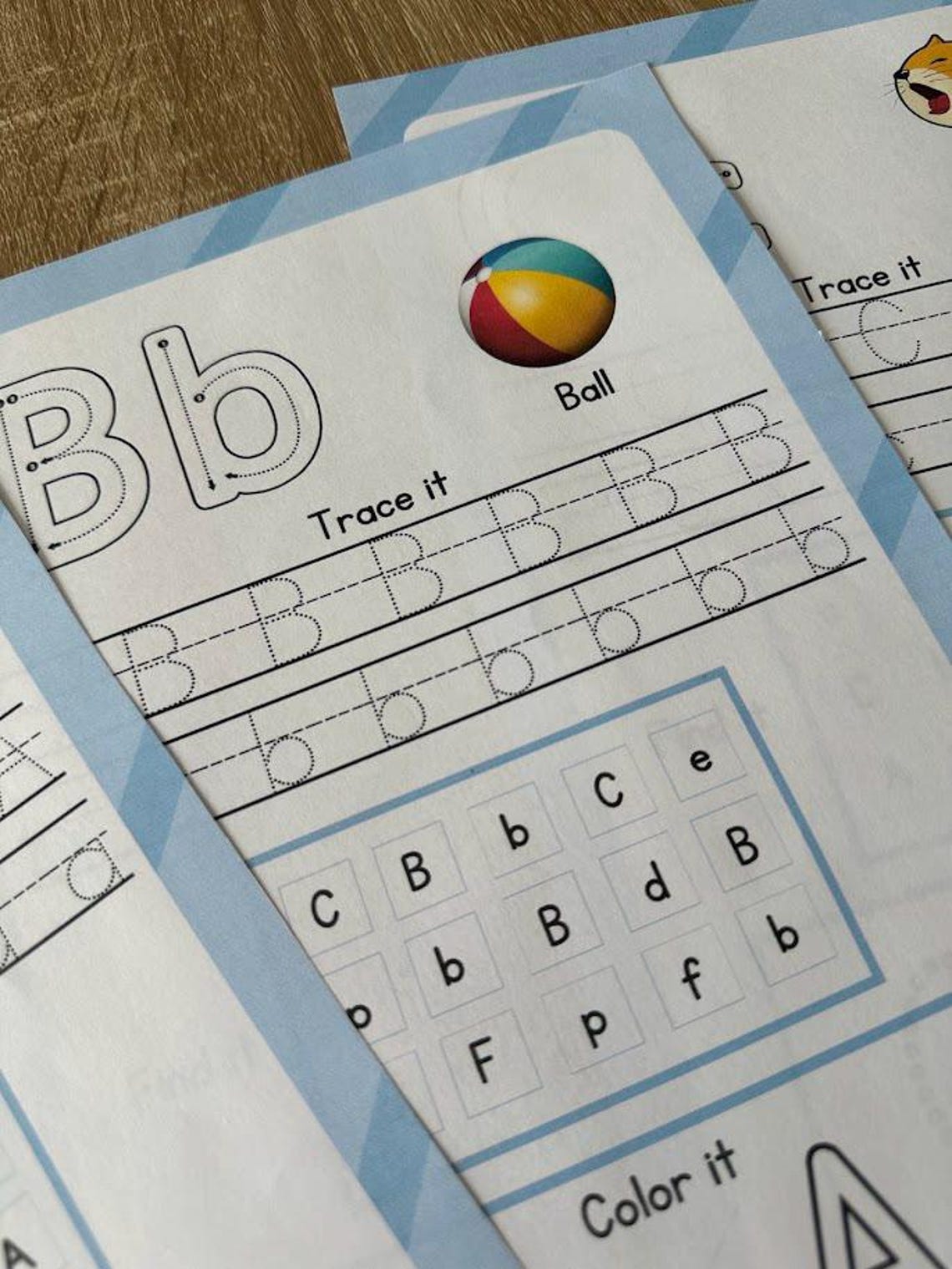 26 Alphabet Worksheets, Upper & Lowercase, Preschool, Kindergarten ...